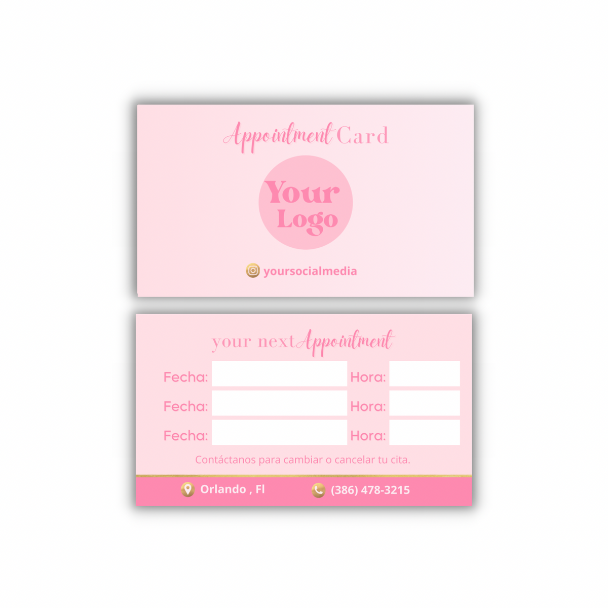 Appointment Cards – Soy Jefa